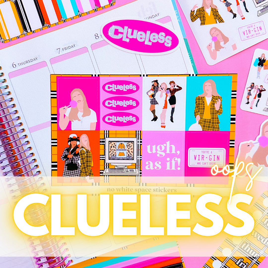 OOPS BAG - Clueless Collection – NoWhiteSpaceStickers