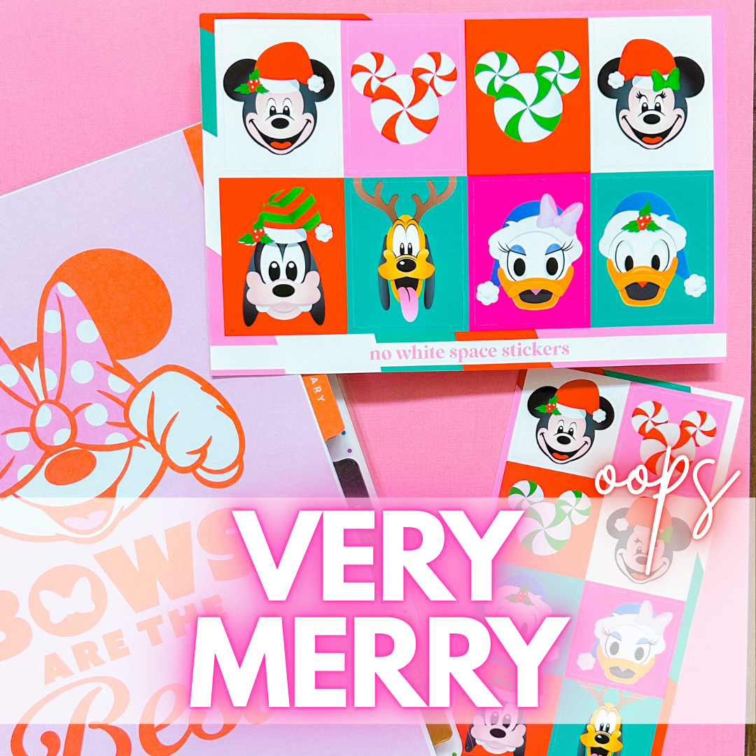 OOPS BAG - Very Merry Collection – NoWhiteSpaceStickers