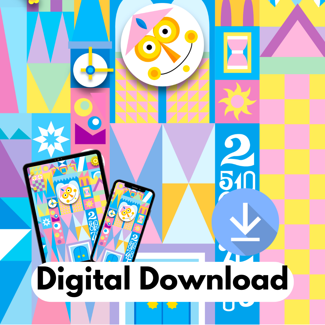 *DIGITAL DOWNLOAD ONLY* - Small World (COVER SIZE) – NoWhiteSpaceStickers