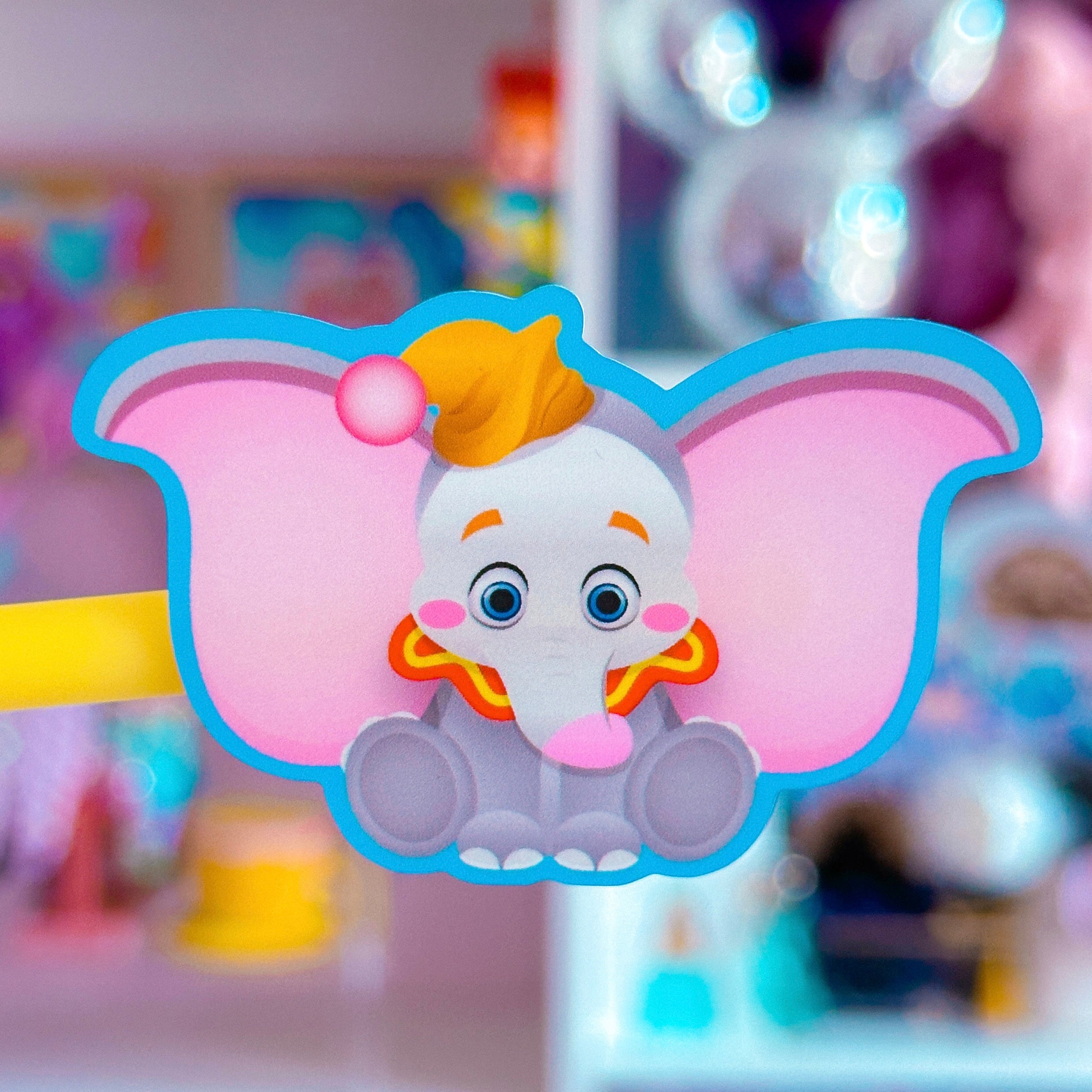 Waterproof Sticker - (Dumbo) Main Act – NoWhiteSpaceStickers