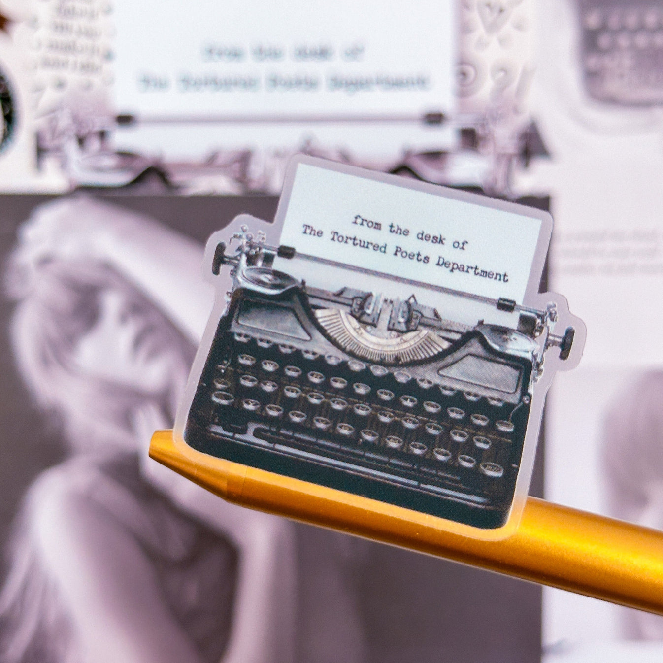 Waterproof Sticker - TTPD Typewriter – NoWhiteSpaceStickers