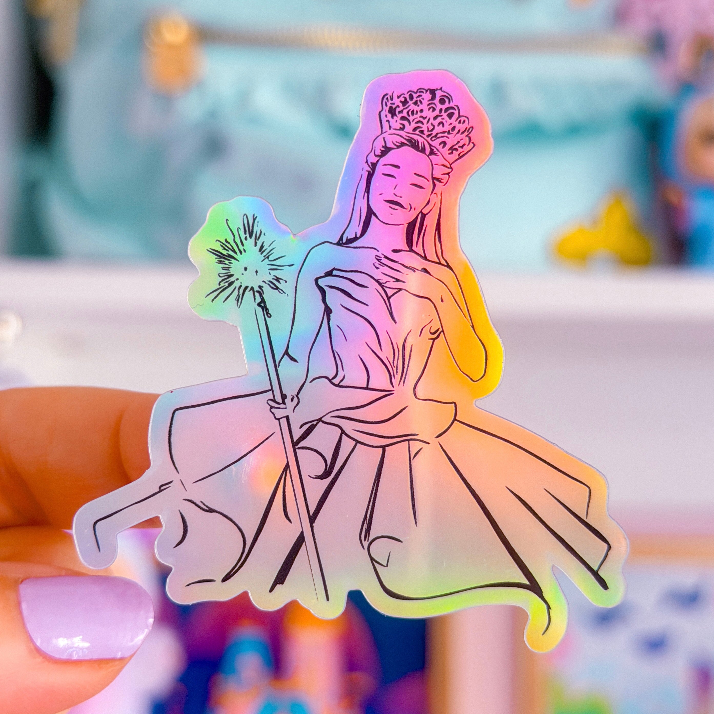 *DOLLAR DEAL* Waterproof Sticker - LOOK! It's GLINDA ...