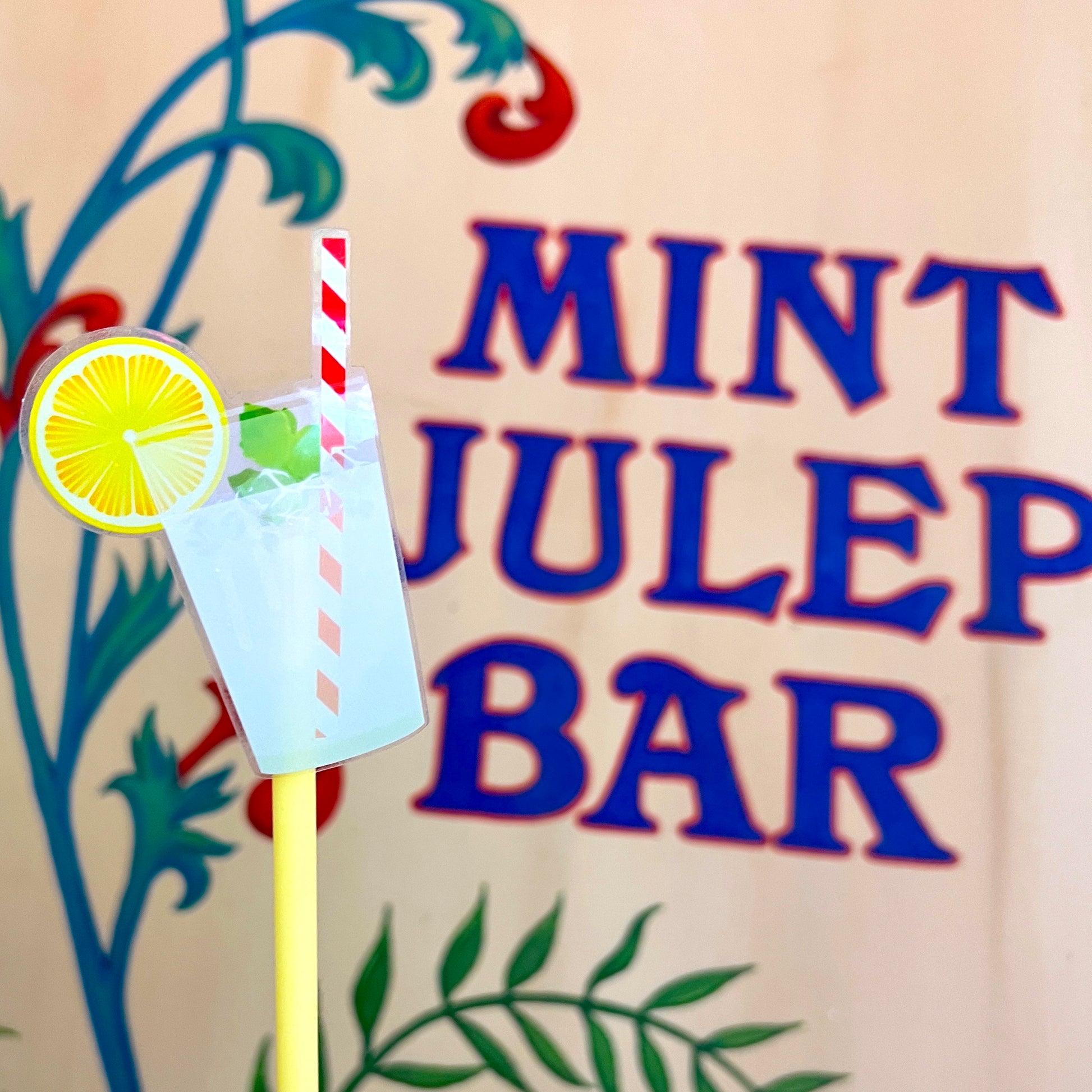 *LAST CHANCE* WATERPROOF STICKER - Mint Julep Bar – NoWhiteSpaceStickers